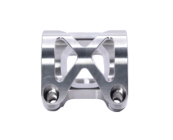 5DEV 2 Bolt Titanium Stem, 35mm Clamp, Raw/Clear Stems Rise 0 | Part ...