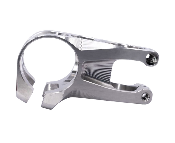 5DEV 2 Bolt Titanium Stem, 35mm Clamp, Raw/Clear Stems Rise 0 | Part ...