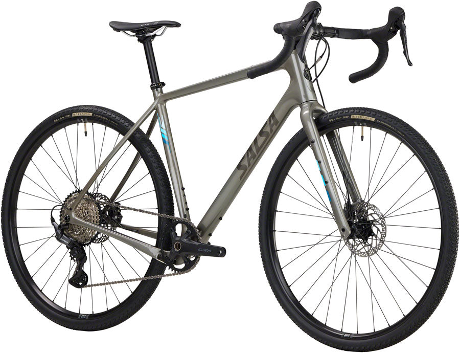 Salsa Warbird C GRX 610 1x12 Bike - 700c, Carbon, Dark Grey, 56cm | Worldwide Cyclery
