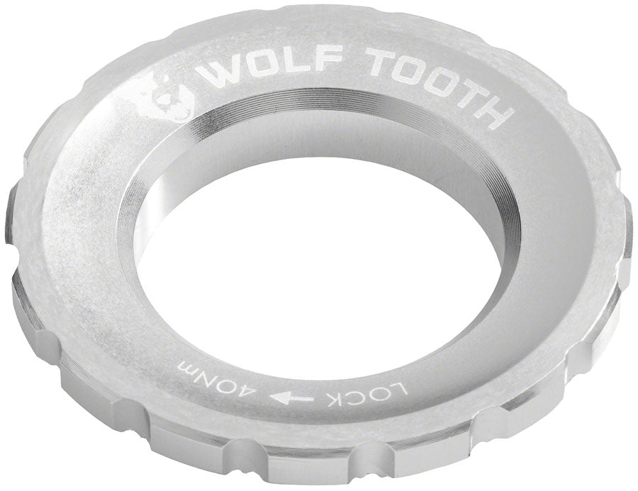 Wolf Tooth CenterLock Rotor Lockring - External Splined, Raw Silver ...