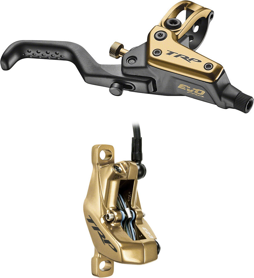 TRP DH-R Evo Pro Disc Brake and Lever - Hydraulic, 4-Pistion, Post ...
