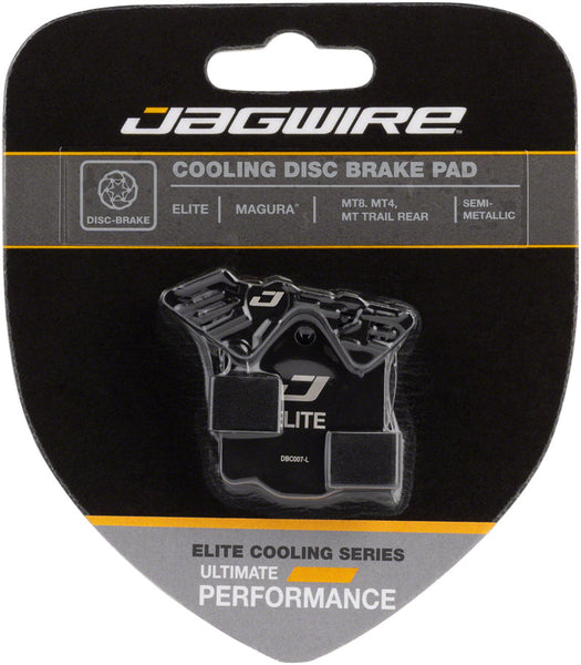 Jagwire Elite Cooling Disc Brake Pad - Semi-Metallic, Aluminum Backed ...