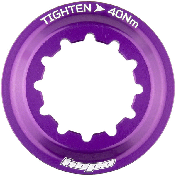 Hope Center Lock Disc Lockring - Purple Disc Rotor Parts and Lockrings ...
