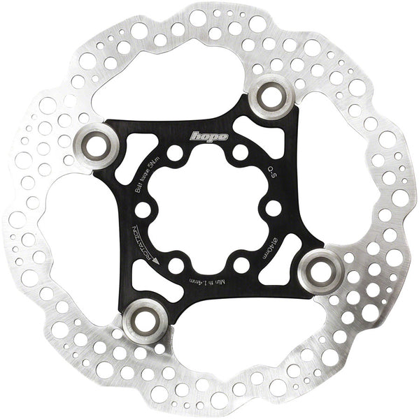Hope Floating Disc Brake Rotor - 180mm, 6-Bolt, Black Disc Rotor ...
