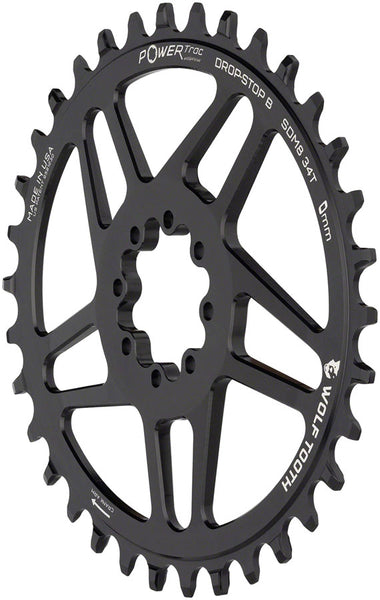 Wolf Tooth Elliptical Direct Mount Chainring - 34t, SRAM Direct Mount ...