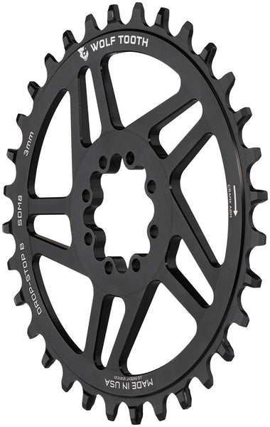 Wolf Tooth Direct Mount Chainring - 36t, SRAM Direct Mount, Drop-Stop ...