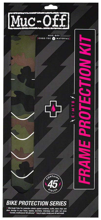 Muc-Off E-MTB Frame Protection Kit - 45-Piece Kit, Camo | Worldwide Cyclery
