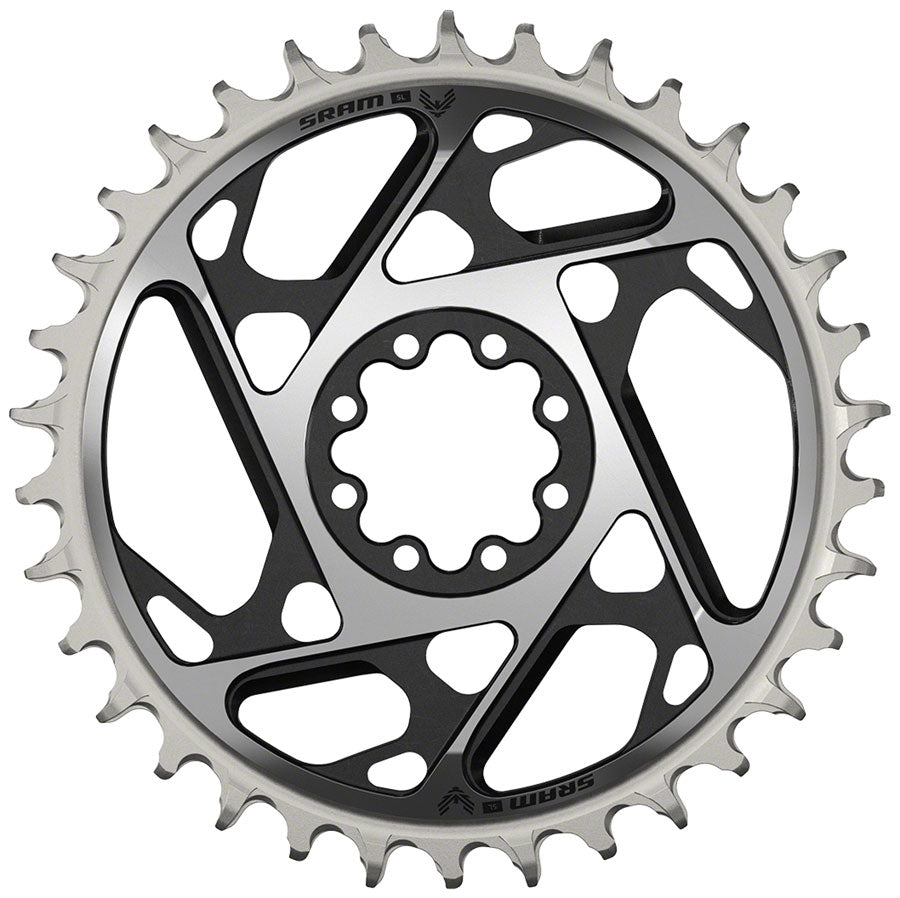 SRAM XX SL Eagle T-Type Direct Mount Chainring - 34t, 12-Speed, 8-Bolt ...