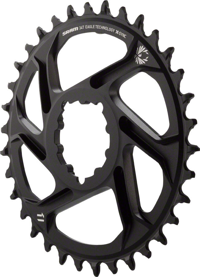 SRAM X-Sync 2 Eagle Direct Mount Chainring 34T 6mm Offset Direct Mount ...