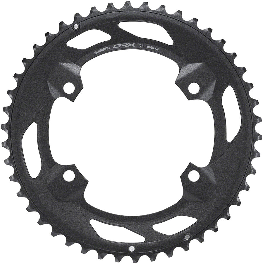 Shimano FC-RX600-10 Chainring - 46t, 110 BCD, For 2x10, Black ...