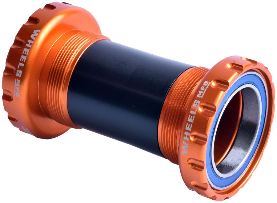 Wheels Manufacturing BSA Bottom Bracket - DUB Spindle, ABEC 3, Orange ...