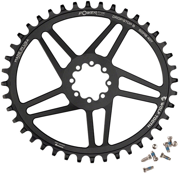 Wolf Tooth Elliptical Direct Mount Chainring - 38t, SRAM Direct Mount ...