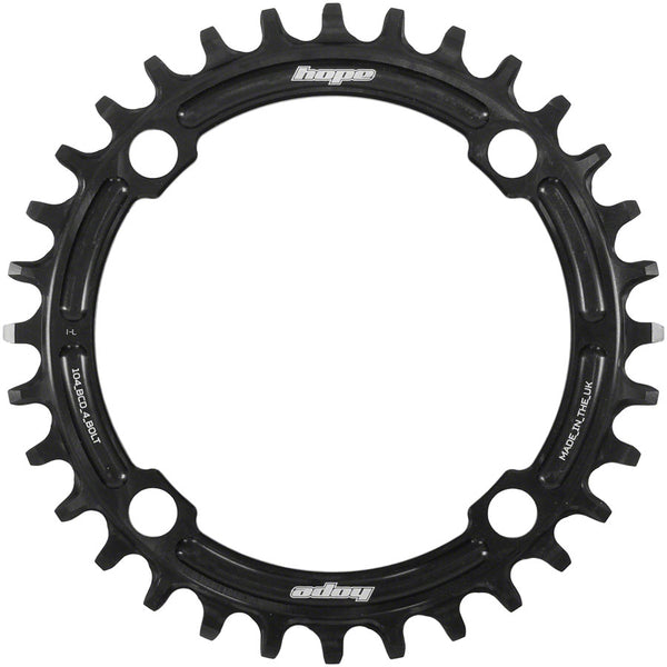 Hope Retainer Chainring - 34t, 104 BCD, R22, Black Chainring Chainring ...