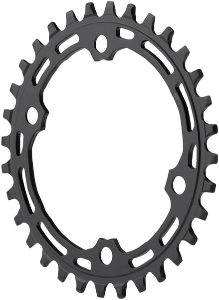 Shimano FC-MT510-1 Chainring - 30t, 12-Speed, Asymmetric 96 BCD, Black | Worldwide Cyclery