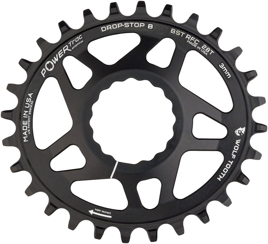 Wolf Tooth Elliptical Direct Mount Chainring - 28t, RaceFace/Easton ...