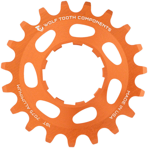Wolf Tooth Single Speed Aluminum Cog - 19t, Compatible with 3/32 ...