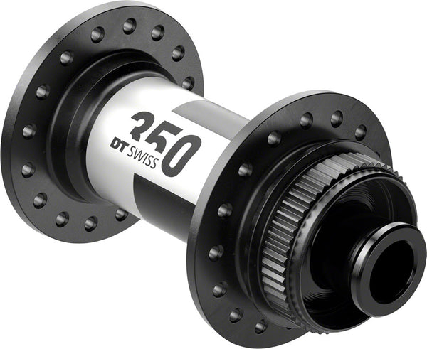 DT Swiss 350 Front Hub - 12 x 100mm, Center-Lock, Black, 24H Front Hub ...