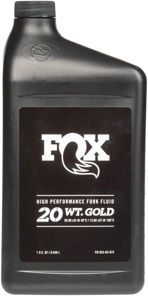 FOX 20 Weight Gold Bath Oil - 32oz Suspension Oil and Lube | Worldwide ...