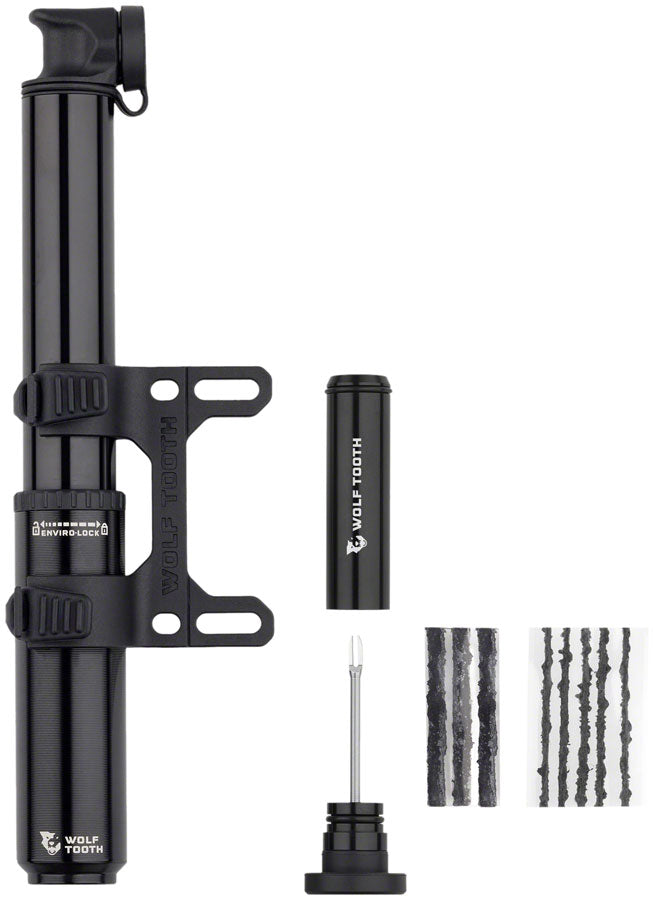 Wolf Tooth Encase Pump with Tire Plug Tool - 85cc Frame Pump ...