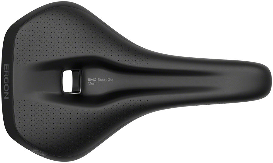 Ergon SMC Sport Gel Saddle - Stealth, Mens, Medium/Large Saddles Clamp | Worldwide Cyclery