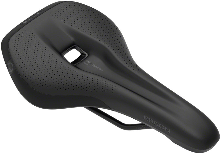 Ergon SMC Sport Gel Saddle - Stealth, Mens, Medium/Large Saddles Clamp | Worldwide Cyclery