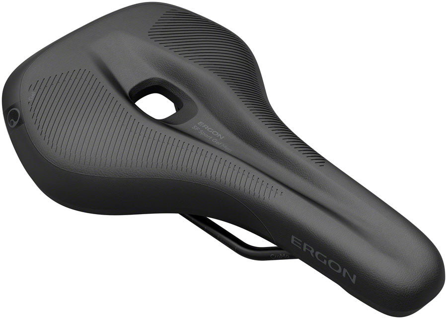 Ergon SF Sport Gel Saddle - Chromoly, Black, Men's, Medium/Large | Worldwide Cyclery