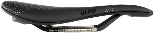 WTB Gravelier Saddle - Black, Titanium Saddles 714401656796 Clamp | Worldwide Cyclery
