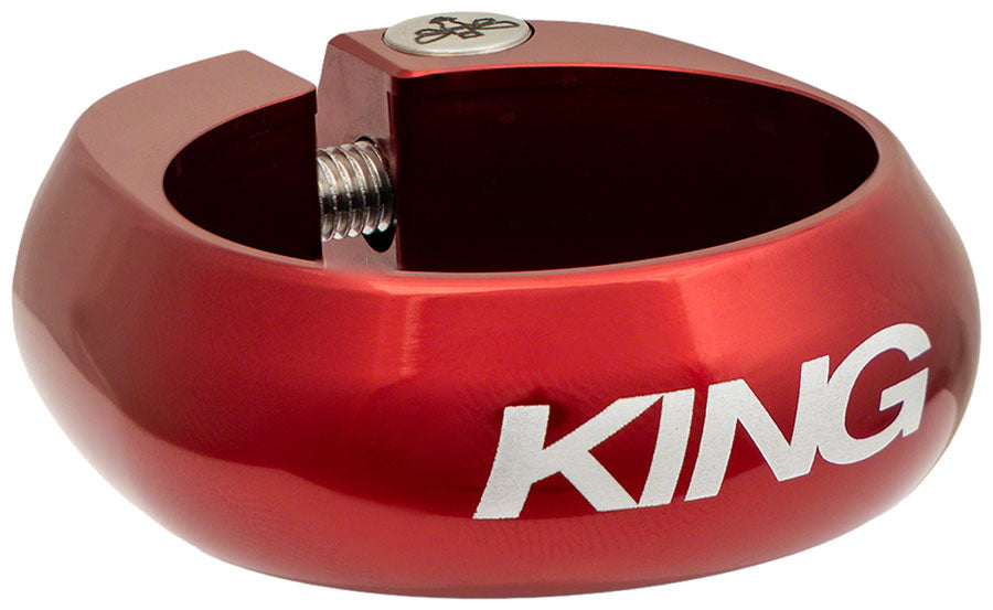 Chris King Seatpost Clamp - 34.9mm, Bolt-On, Red Seatpost Clamp ...