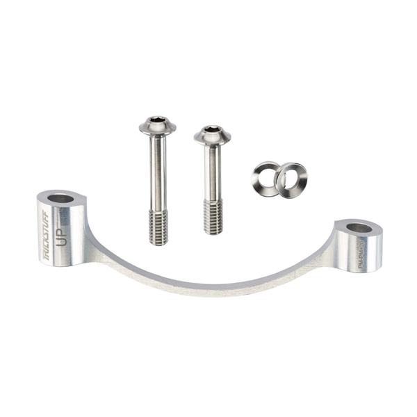 Trickstuff Post Mount Disc Adapter 20mm Silver, Ti Bolts Disc Brake ...