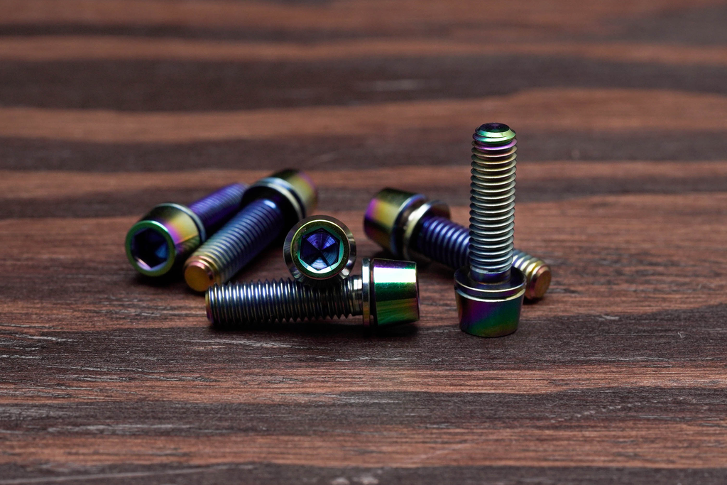 Trail One Components Titanium Stem Bolts Upgrade Kit Stem Small Part ...