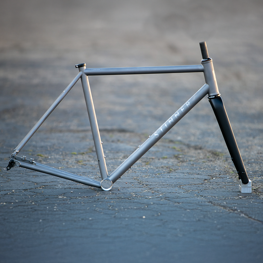Stinner Refugio Podium Frameset, Polished Ti Logo Gravel Frame Mfg ...