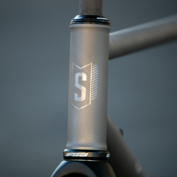 Stinner Refugio Podium Frameset, Polished Ti Logo Gravel Frame Mfg ...
