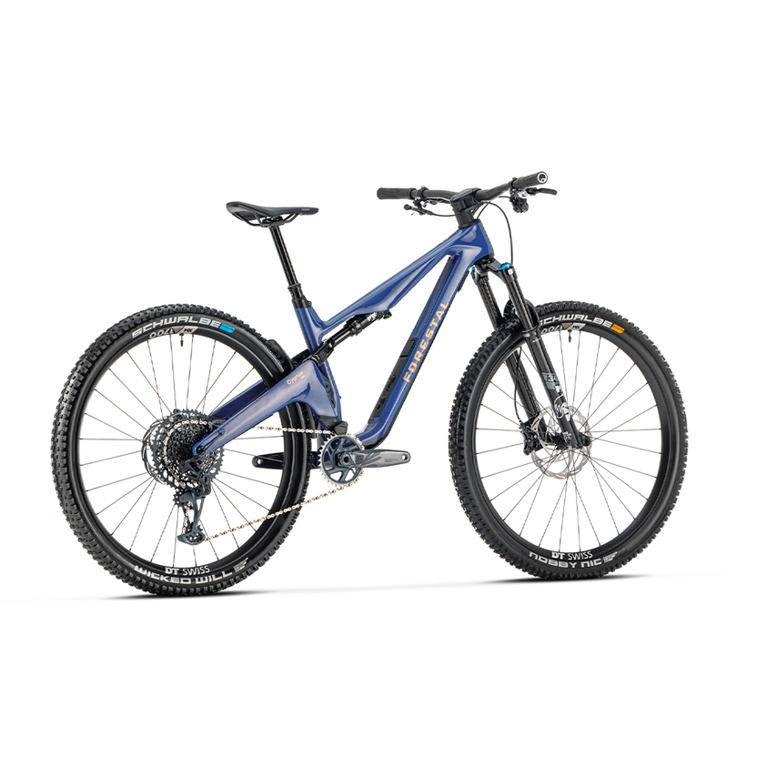 Forestal Cygnus Complete Bike w/ Halo Build, Blue / Black Mountain ...