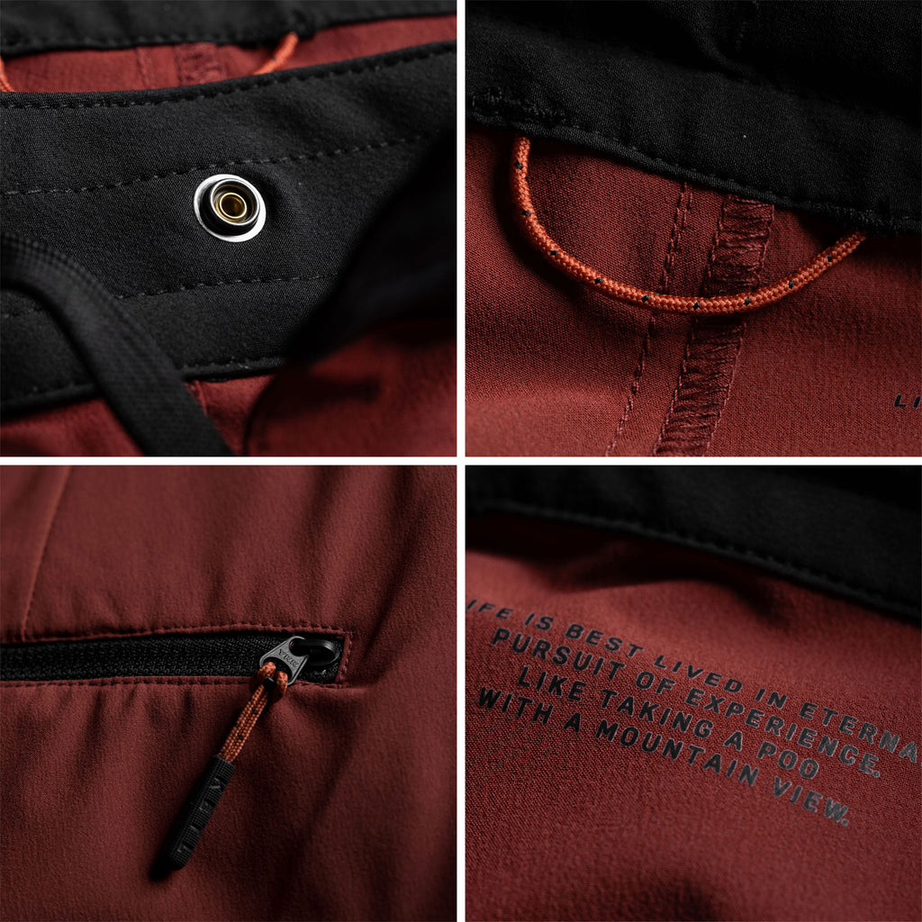 KETL Mtn Alpine Dip-N-More 7" Boardshorts - Quick Dry, Rear Zipper ...