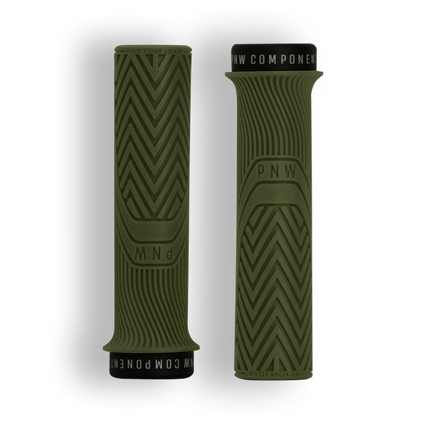 PNW Loam Grip, Moss Green Grip 810035875319 Flange Yes | Part # | Worldwide Cyclery