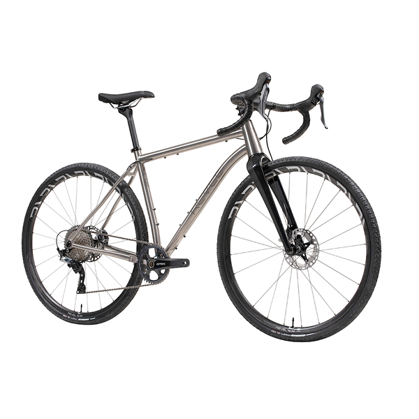 Revel R+ V4 Complete, SRAM Force AXS, Raw Titanium Gravel Bike Mfg ...