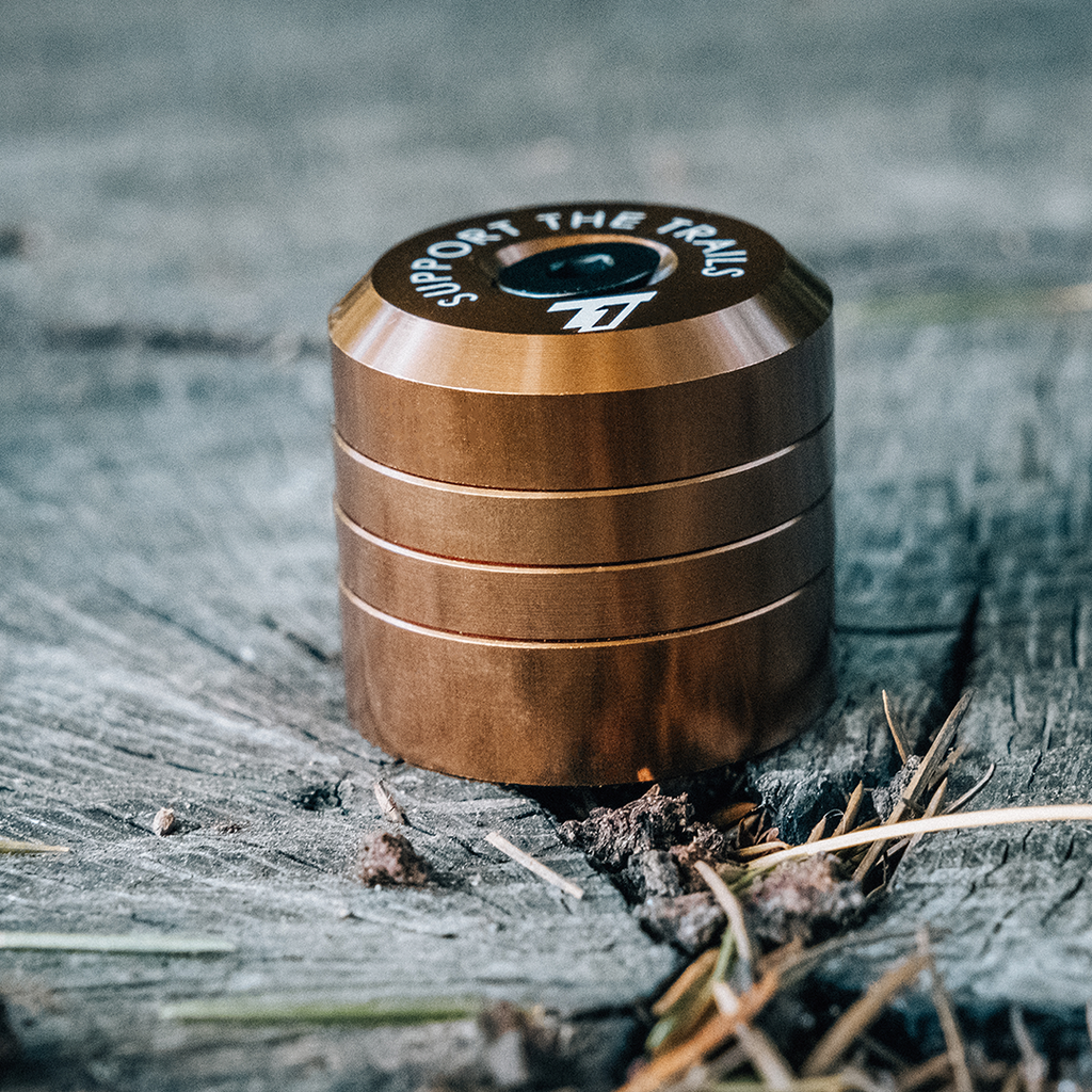 Trail One Components Top Cap & Spacer Kit - Bronze Headset Top Cap ...