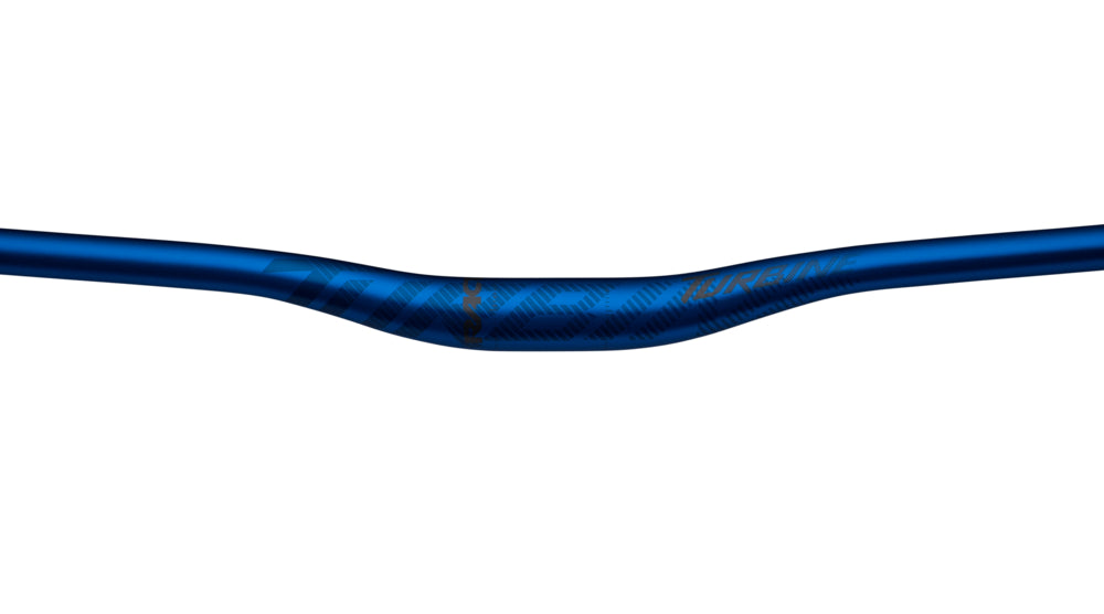 RaceFace Turbine 35 Alloy Riser Handlebar: 35 x 800mm 40mm Rise Blue ...